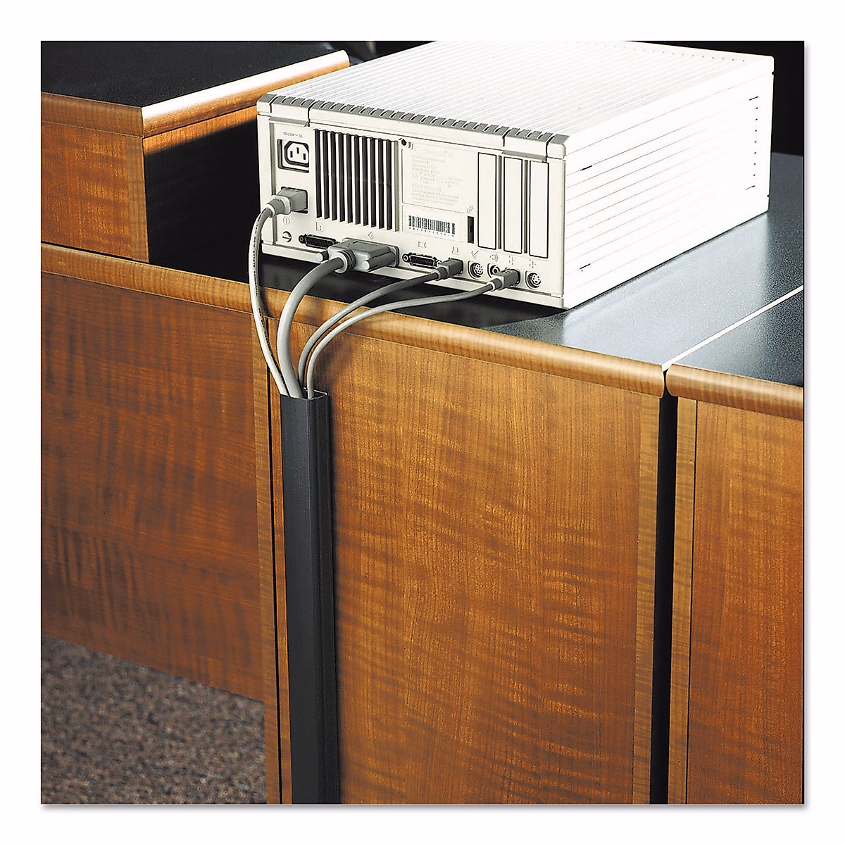 Cord Away Master 00208 48-Inch L x 1-1/2-Inch Locking Channel, Black, 1 Each/Pack