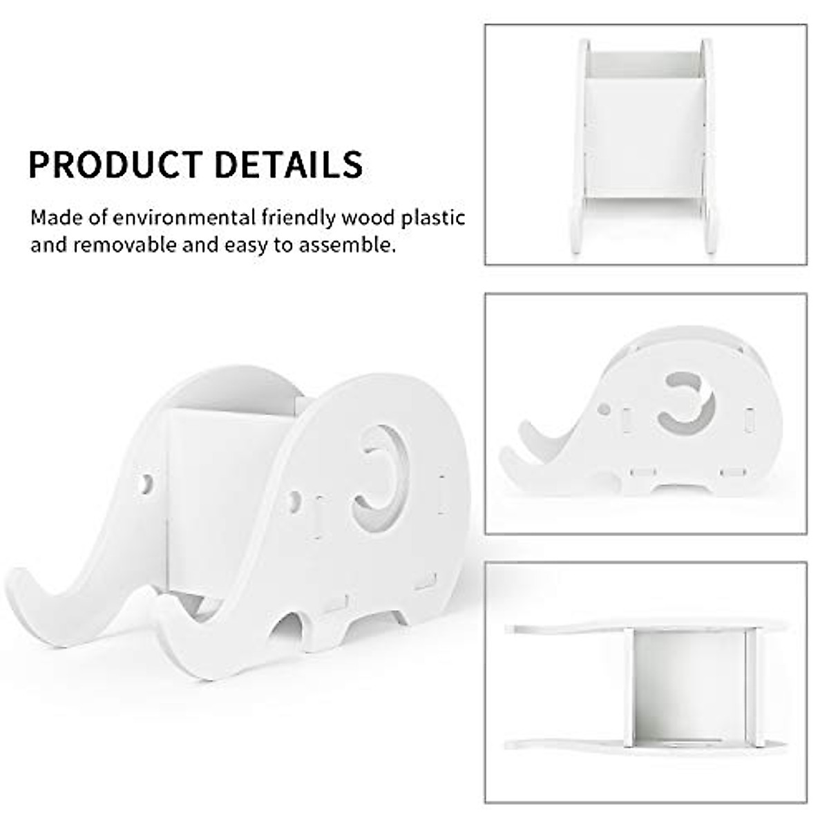 MOKANI Desk Supplies Organiser, Cute Elephant Pencil Holder Multifunctional Office Accessories Desk Decoration with Cell Phone Stand Office Supplies Desk Decor Organiser Christmas Gifts