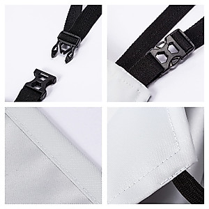 Dogs Paw Apron Colorful Pet Paws Durable Aprons Funny Dog Footprint Oil-proof Bib with 2 Pockets Cute Animal Colored Foot Print Waterproof Polyester Cooking Grooming Bibs for Woman Man 33x28