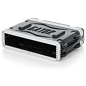Gator Lightweight Molded 2U Rack Case with Heavy Duty Latches; Shallow 14.25' depth (GR-2S)