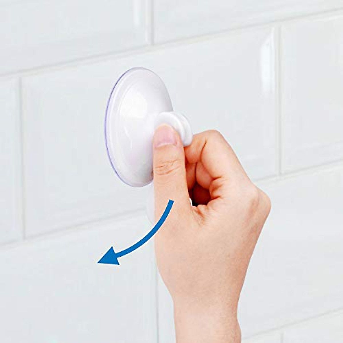 Suction Cup Hooks, Pack of 12 - Locking System - Extra Strong Vacuum Suction Power - Ideal Kitchen or Bathroom Hangers - for Towels, Bathrobes, Coats, Pans, Tools, etc. - No Drilling, Screws or Glue.