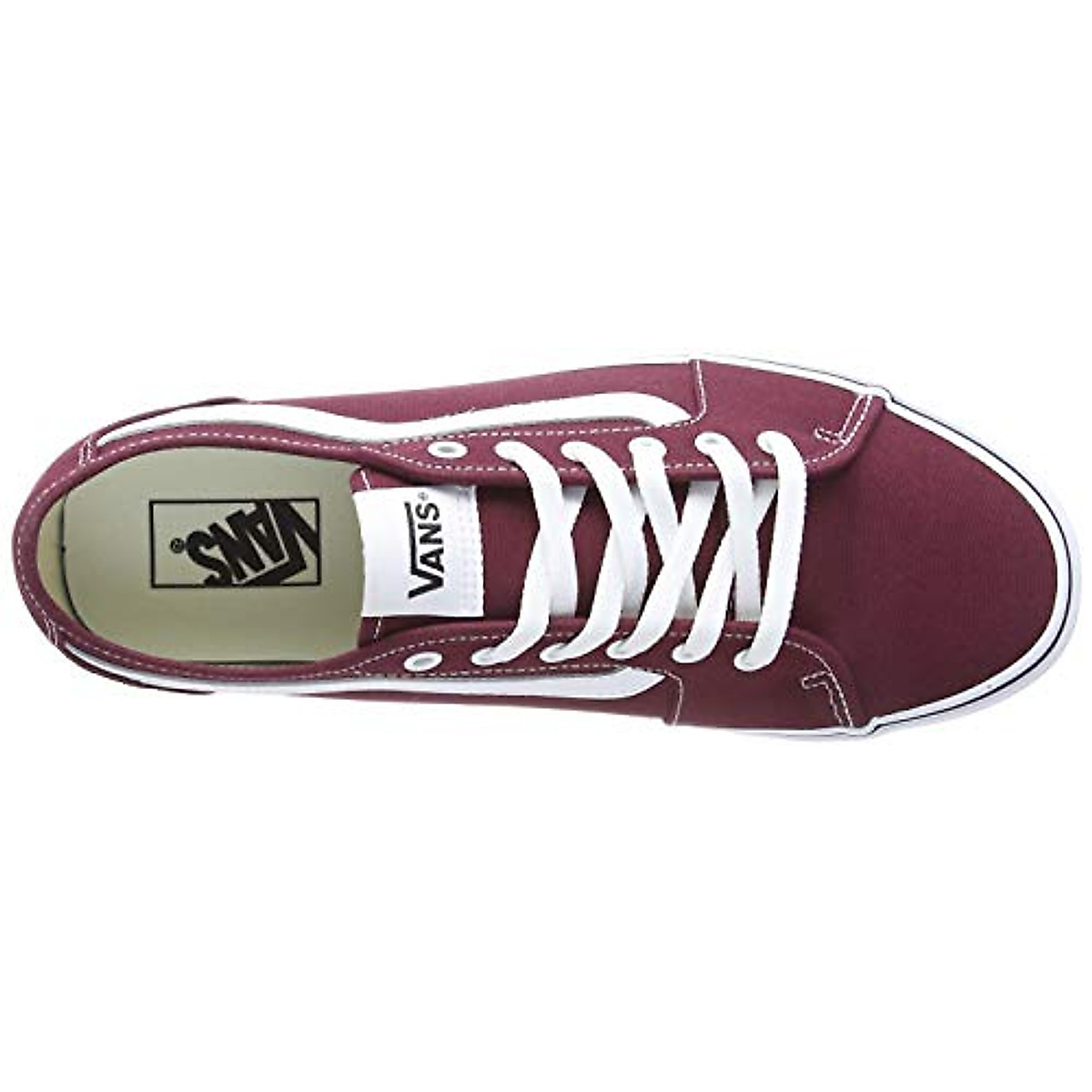 Vans Men's Filmore Decon Platform Shoes, Red Canvas Port Royale White 8j7, 43