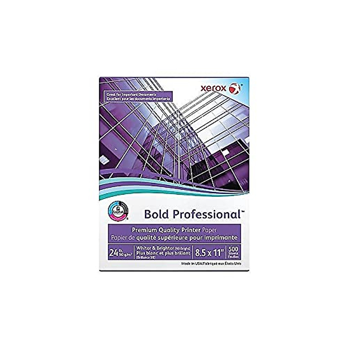 Xerox 3R13038 Bold Professional Quality Paper, 98 Bright, 8 1/2 X 11, White, 500 Sheets/Rm (Xer3r13038)