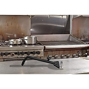 Chef Master Commercial Griddle Scraper, Flat Iron Grill Griddle Scraper, Professional Restaurant Grade Quality, Blackstone Grill Griddle Scraper, Long Handle for Added Protection, Model 90254