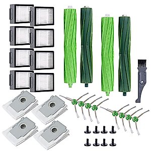 Replacement Roomba Parts, 23Packs Accessories Kit for iRobot Roomba evo i1 1152 1154 i3 evo 3150 i4 i6 i6+ i7 7150 i7+ 7550 i8 i8+/Plus E5 5134 E6 E7 J7 I,E &J Series Robot Vacuum