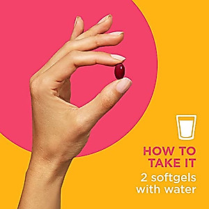 OLLY Ultra Strength Prenatal Multivitamin Softgels, Supports Healthy Growth, Brain Development, Iron, Folic Acid, DHA, Vitamins C, E, 30 Day Supply-60 Count (Packaging May Vary)