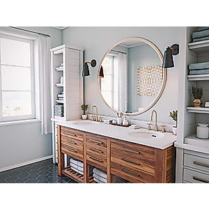 Kenroy Home 12'' Wall Sconce, Matte Black/Antique Bronze