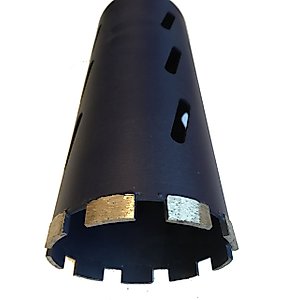 4 1/2" Laser Welded Dry Diamond Core Drill Bits for Cutting Concrete and Asphalt, 4 1/2" Diameter x 11" Length