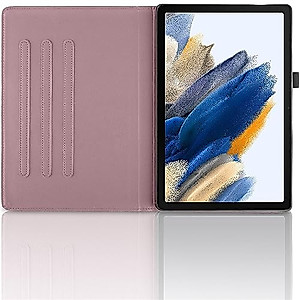 for Samsung Galaxy Tab A8 10.5 (2021) SM-X200 X205 Tablet Case TPU + PU Leather Kickstand Cover with Auto Wake/Sleep [Tree of Life]- 02