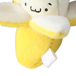 Himpokejg Cute Stuffed Banana Shape Toy Cartoon Doll PP Cotton Soft Doll Plush Pendant Birthday Gift for Decoration 1.97 inches