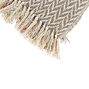 Arkwright Common Ground Pattern Throw Blankets - (Pack of 12) All Season Reversible Cotton Luxury Hotel Quality, Soft and Warm, Sundry Blankets for Bed, Camping, Sofa Chair, 50 x 70 in, Chevron