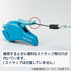 Kokuyo Harinacs Stapleless Stapler, Compact Alpha, Up to 5 Sheets Binding, Blue, Japan Import (SLN-MSH305B)