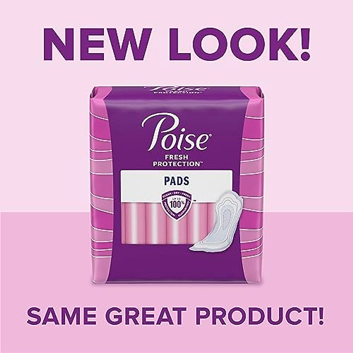 Poise Incontinence Pads & Postpartum Incontinence Pads, 7 Drop Ultra Absorbency, Long Length, 78 Count, Packaging May Vary
