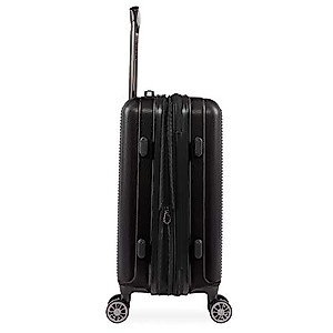 Brookstone Luggage Nelson 2pc Hardside Spinner Luggage, Black, 2 Piece Set