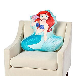 Northwest Little Mermaid Cloud Pal Character Pillow, 23", Pastel Ariel