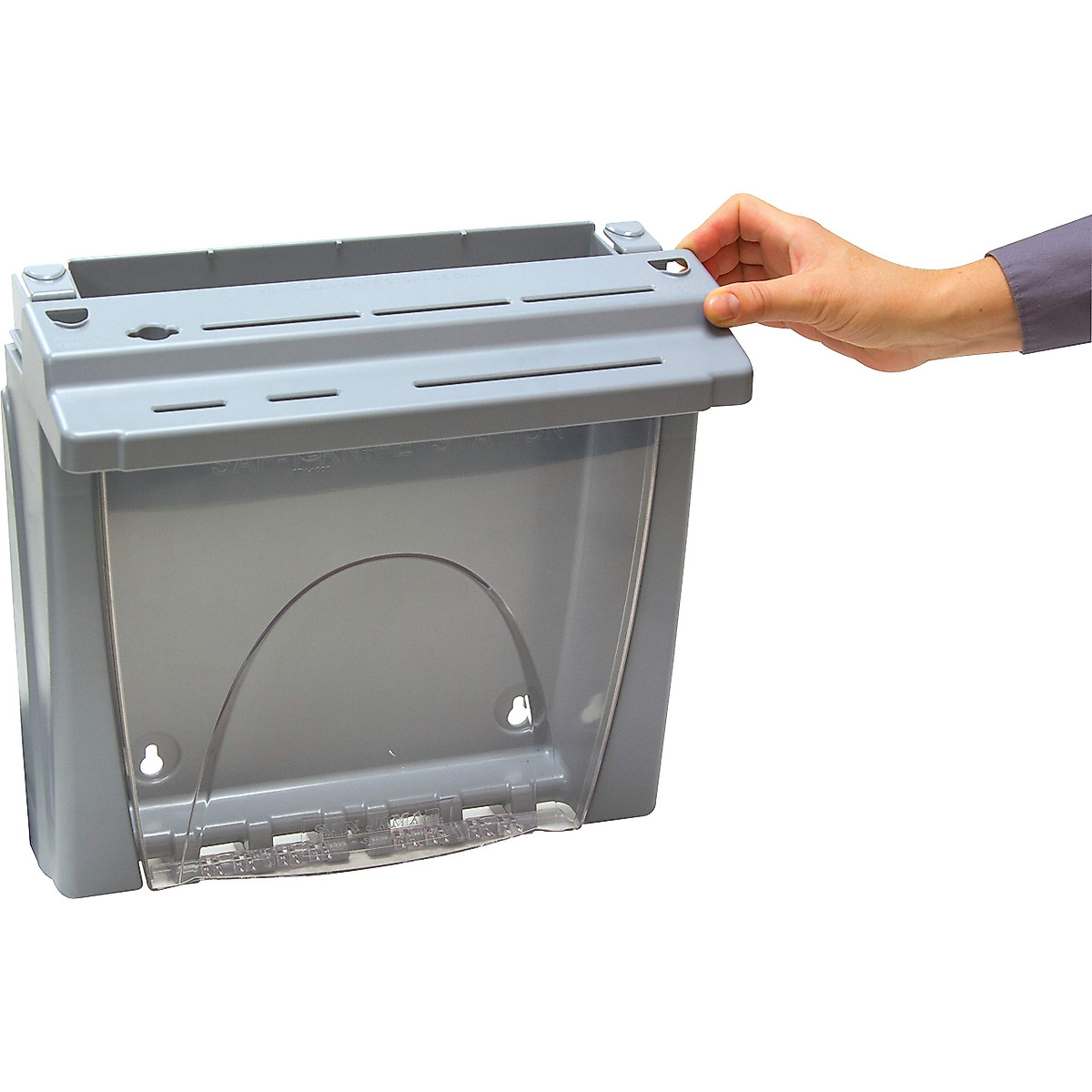 San Jamar STK1008 Saf-T-Knife Assembled Station, 15" Width x 15" Height x 4-1/4" Depth