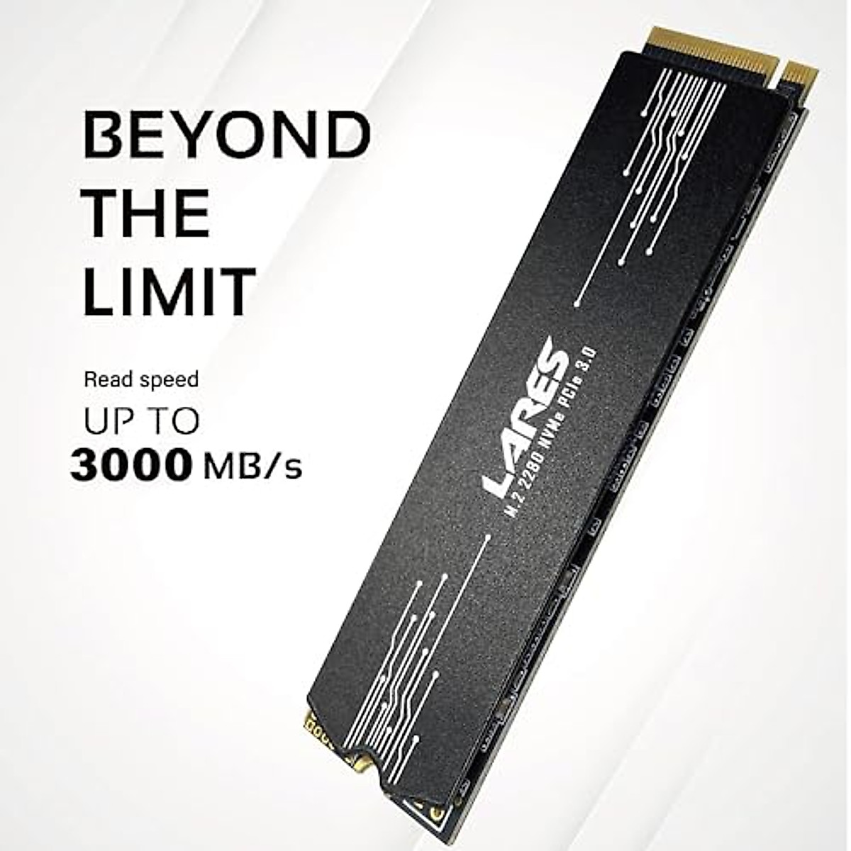 LEVEN JPS600 1TB PCIe NVMe Gen3x4 PCIe M.2 2280 SSD with Thermal Pad and Heat Sink