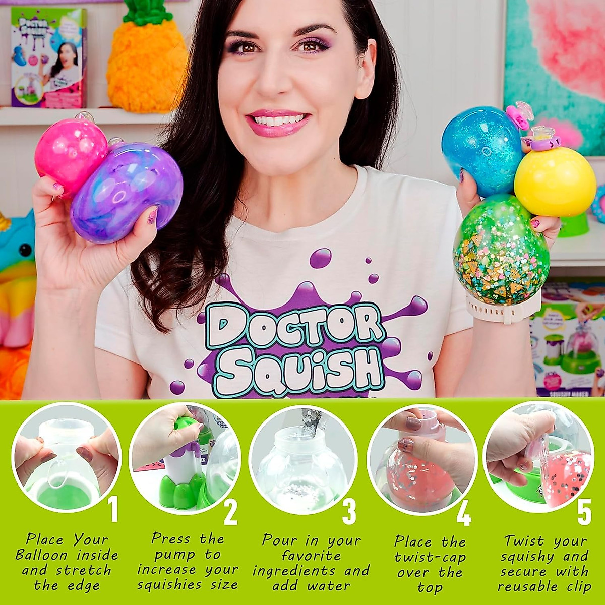 Doctor Squish Squishy Pack Refill - Make Your Own Squishy Set - 1 ct (Pack of 1)