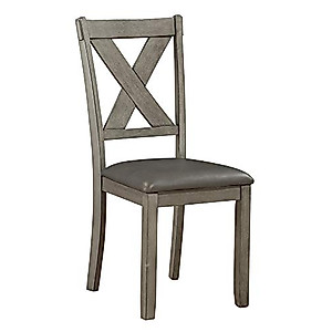 Homelegance 6-Piece Pack Dinette Set, Gray