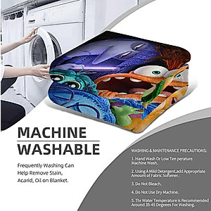 Inside Blankets Out Kids Boys Throws Blanket Soft Lightweight Plush Cozy Cartoon All Seasons Blanket Movie Gifts for Bed Sofa Emotion 40"x50"