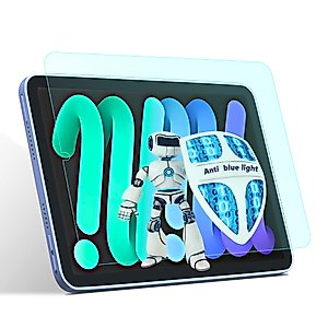 Screen Protector Compatible with iPad Mini 6 (8.3 inch) 2021 for iPad Mini 6th Generation,PYS Mini 6 Anti Blue Light Filter High Touch Sensitivity Anti-Scratch/Anti-Glare/Anti-Fingerprint (PET)