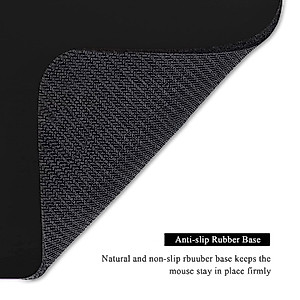 Atufsuat Small Mouse Pad 6 x 7 Inch, Oval Mini Mouse Pad with Non-Slip Rubber Base, Waterproof Compact Mouse Mat for Laptop Computer Wireless Mouse Keyboard Tray Home Office Travel, Abstract Marble