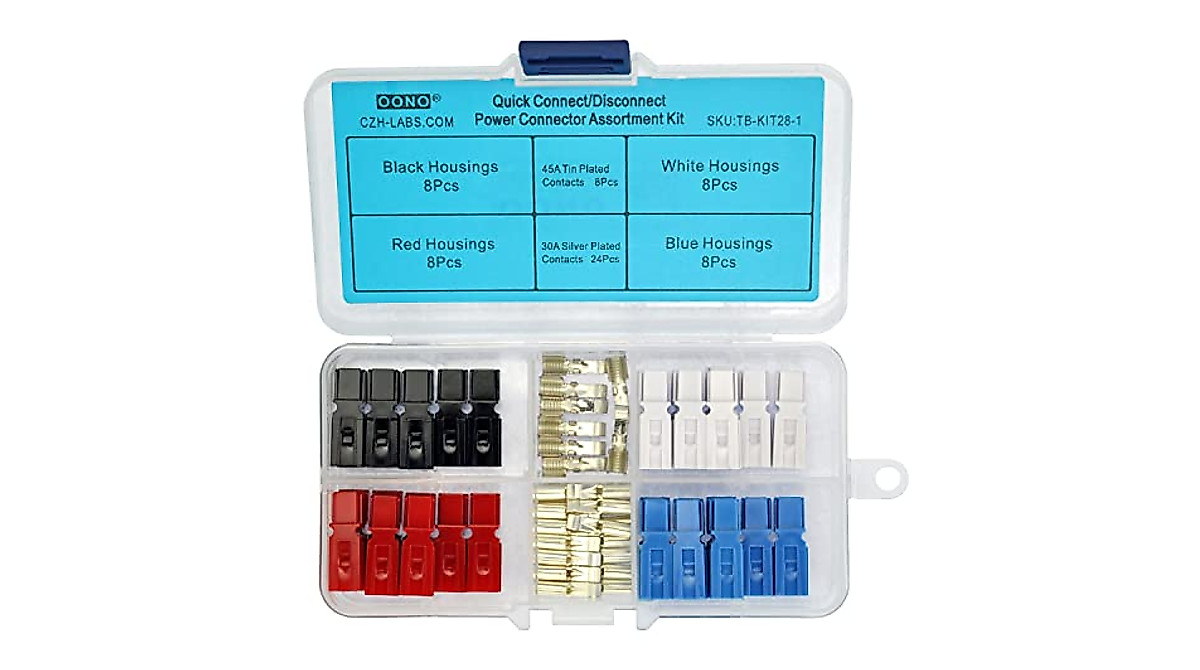 32PC Quick Connect Power Connector Kit - 30/45A Assortment
