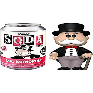 Funko Vinyl SODA: Monopoly - Uncle Pennybags - Mr. Monopoly - Green Chase - (Styles May Vary) - Collectable Vinyl Figure - Gift Idea - Official Merchandise - Toys for Kids & Adults - Games Fans