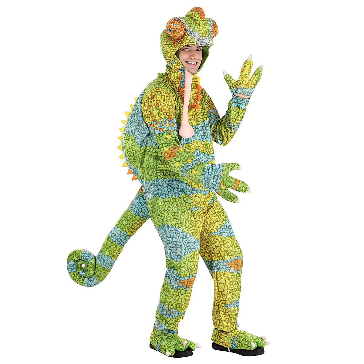 Fun Costumes Realistic Adult Chameleon Costume X-Large