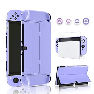 FANPL Color Flip Case for Nintendo Switch OLED (Pink)