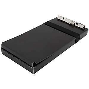 Saunders Black Recycled Aluminum Citation Holder – Eco-Friendly Office Supply, Corrosion Resistant, Lightweight Clipboard. Stationery Supplies