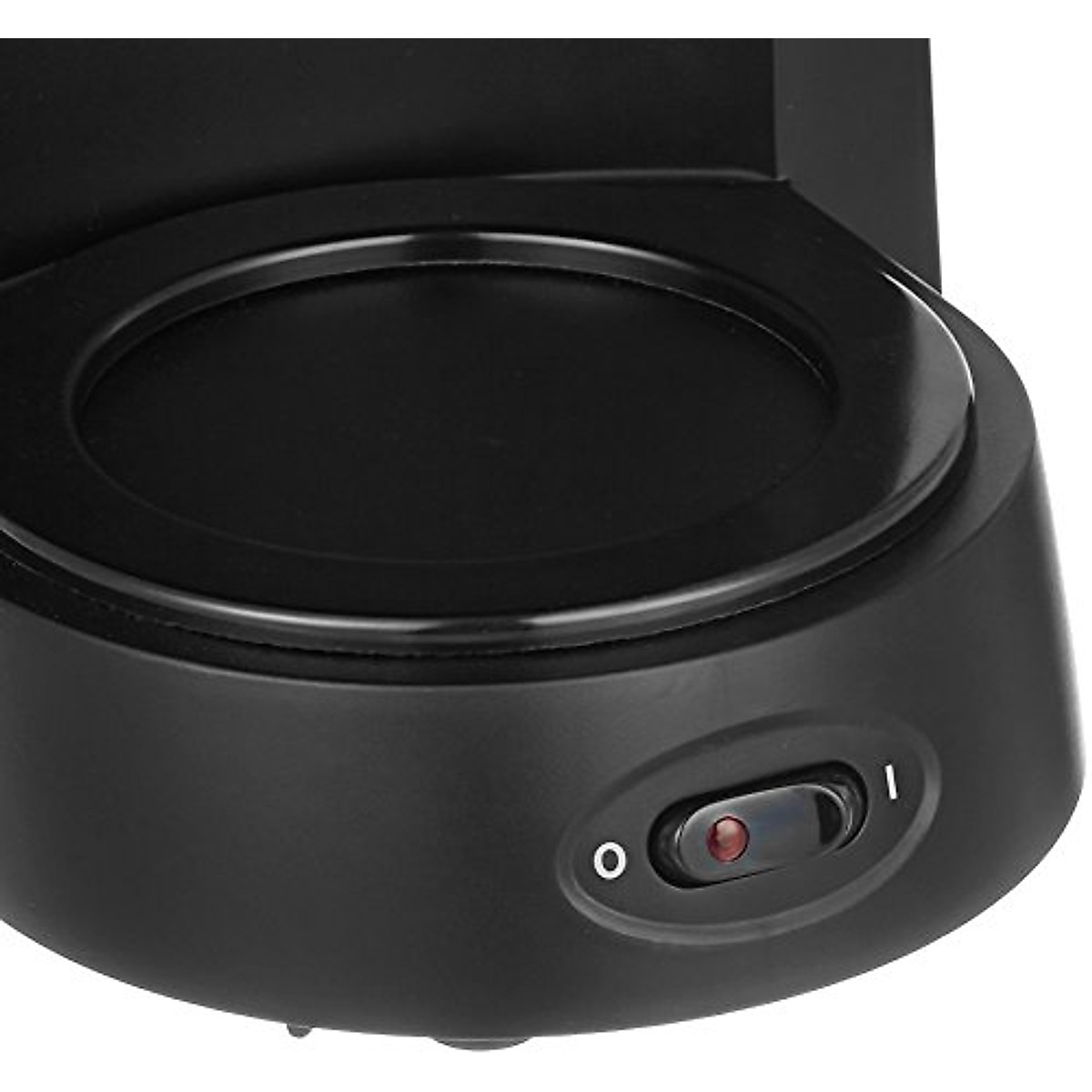 Amazon Basics 5-Cup Drip Coffeemaker with Glass Carafe and Reusable Filter, Black