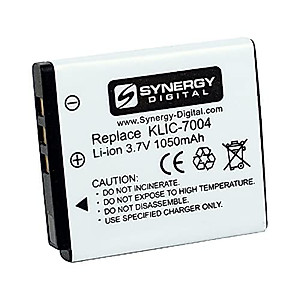 Synergy Digital Camera Battery, Compatible with Kodak M1093IS Digital Camera, (li-ion, 3.7V, 1100 mAh) Ultra Hi-Capacity, Compatible with Kodak KLIC-7004 Battery