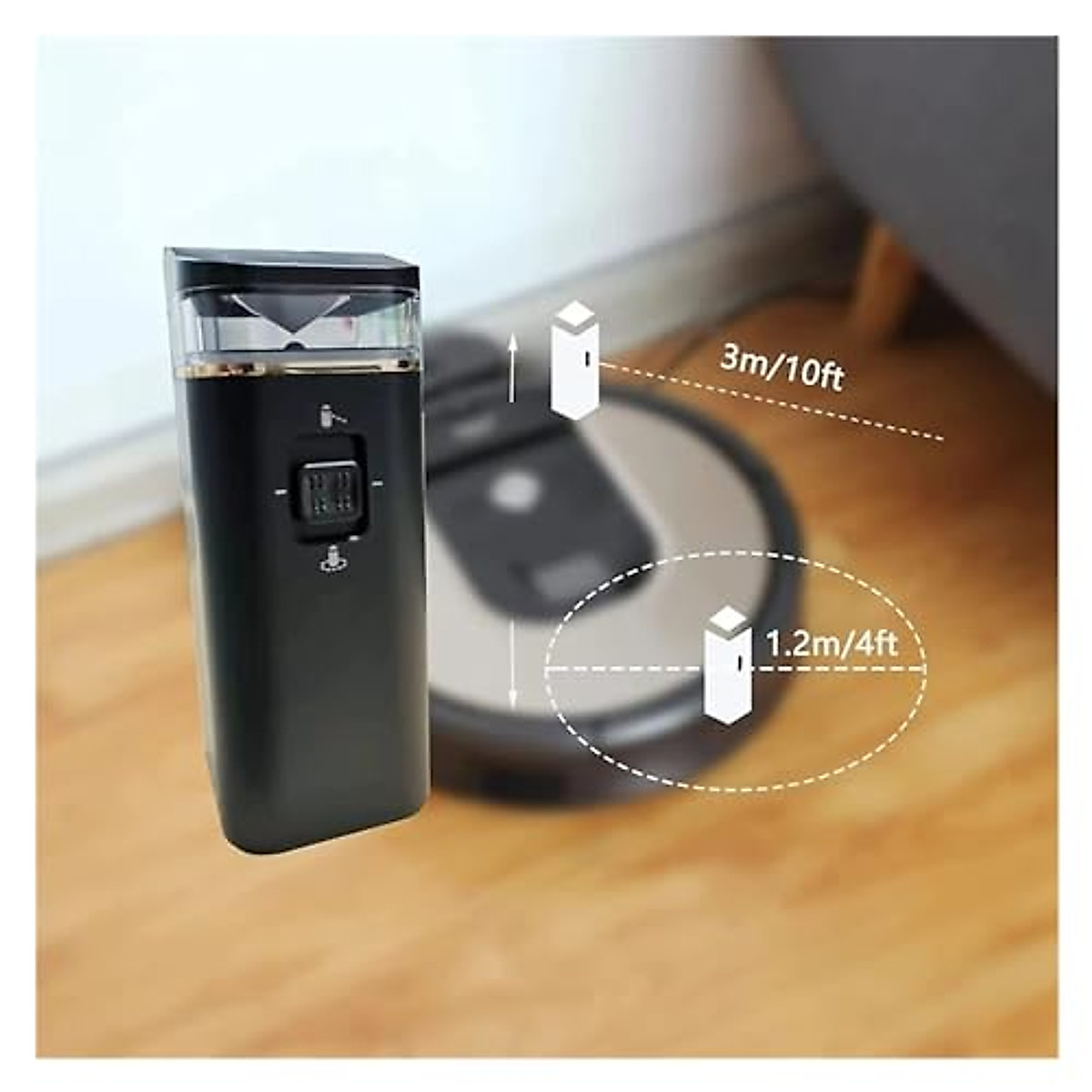 BOYWITHUKE Dual Mode Barrier Compatible for IRobot Compatible for Roomba 800 900 Series 960 980 Robot Vacuum Cleaner Replacement Spare Part Accessory (Color : 1PCS)