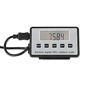 Digital Readout, 0-150mm Accurate Digital LCD Readout Scale for Milling Machines Lathes, Woodworking, Metalworking Machines
