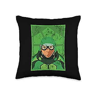 Miraculous Ladybug Vintage Collection with Carapace Throw Pillow, 16x16, Multicolor