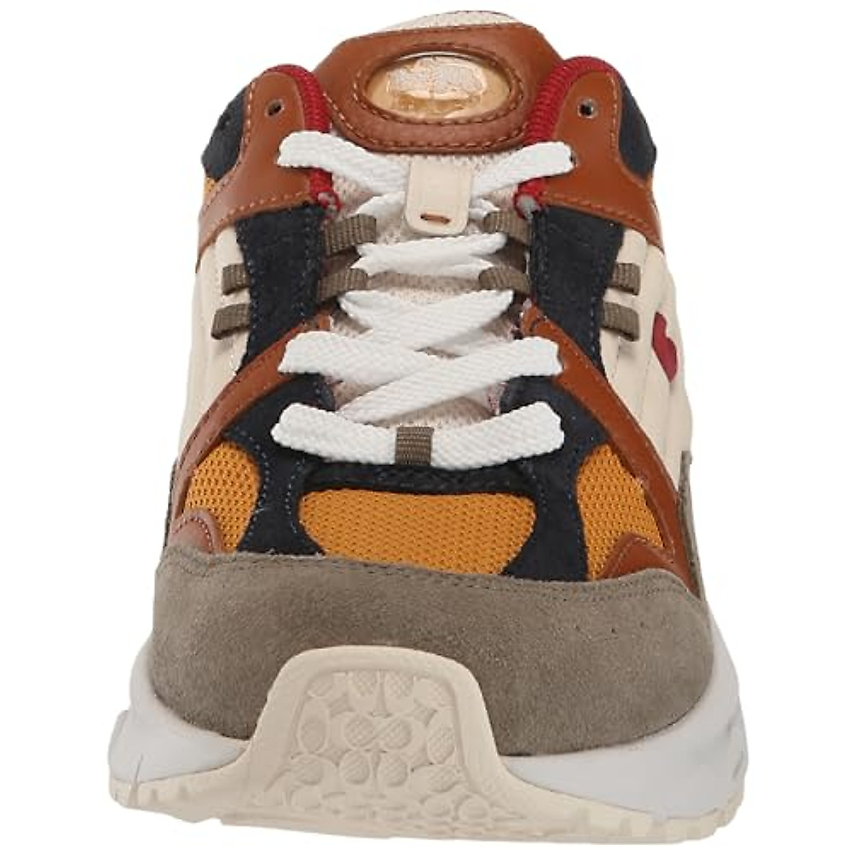 Coach Women's C301 Sneaker, Green/Buttercup, 8