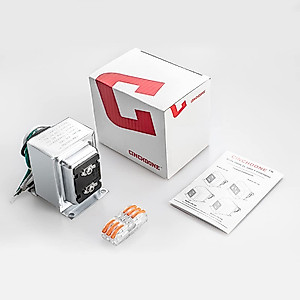 24V 40VA Thermostat and Doorbell Transformer, Power Supply Compatible with Nest, Ecobee, Sensi and Honeywell Thermostat, Nest Hello Doorbell and All Versions of Ring Doorbell