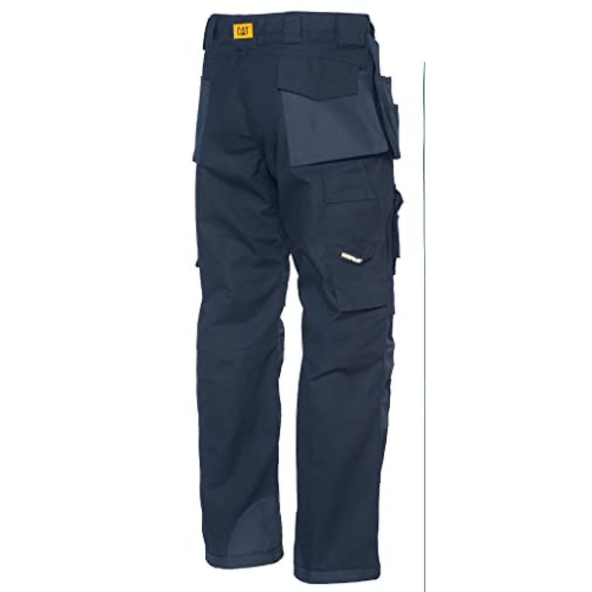 Caterpillar Men's Trademark Work Pants Built from Tough Canvas Fabric with Cargo Space, Classic Fit, Navy, 30W x 30L