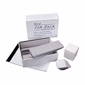 Disposable Lab Pack: 50 Slides, 50 Plastic Coverslips, And Lens Paper Booklet