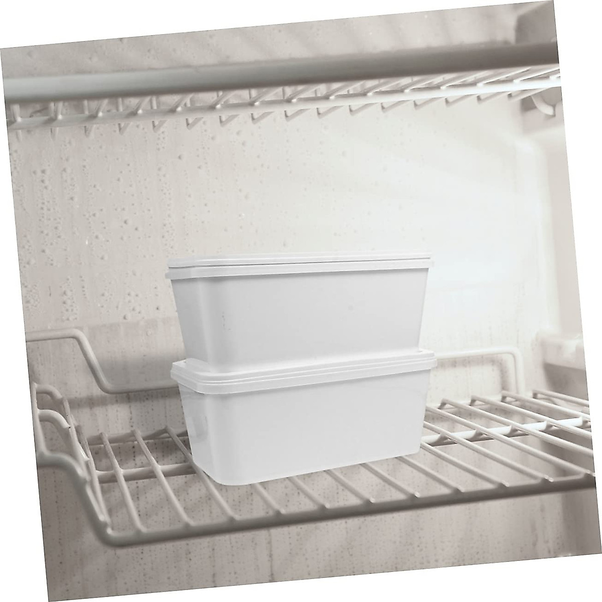 VOSAREA Professional Ice Cream Storage Box Container 3l Reusable Freezer Storage Tub for Fruit Dessert Preservation