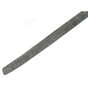 Pelgio Genuine Crocodile Backbone Skin Leather Men's Belt 46" Long Auto Locking (Tarpaulin Grey)