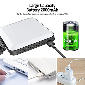 XINBAOHONG Rechargeable Selfie Light, Clip Fill Light for Phone Laptop Tablet Portable Light for Video Conference Live Streaming Zoom Call Makeup Picture (Black)