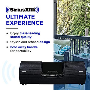 SiriusXM SXSD2 Portable Speaker Dock Audio System for Dock and Play Radios (Black)