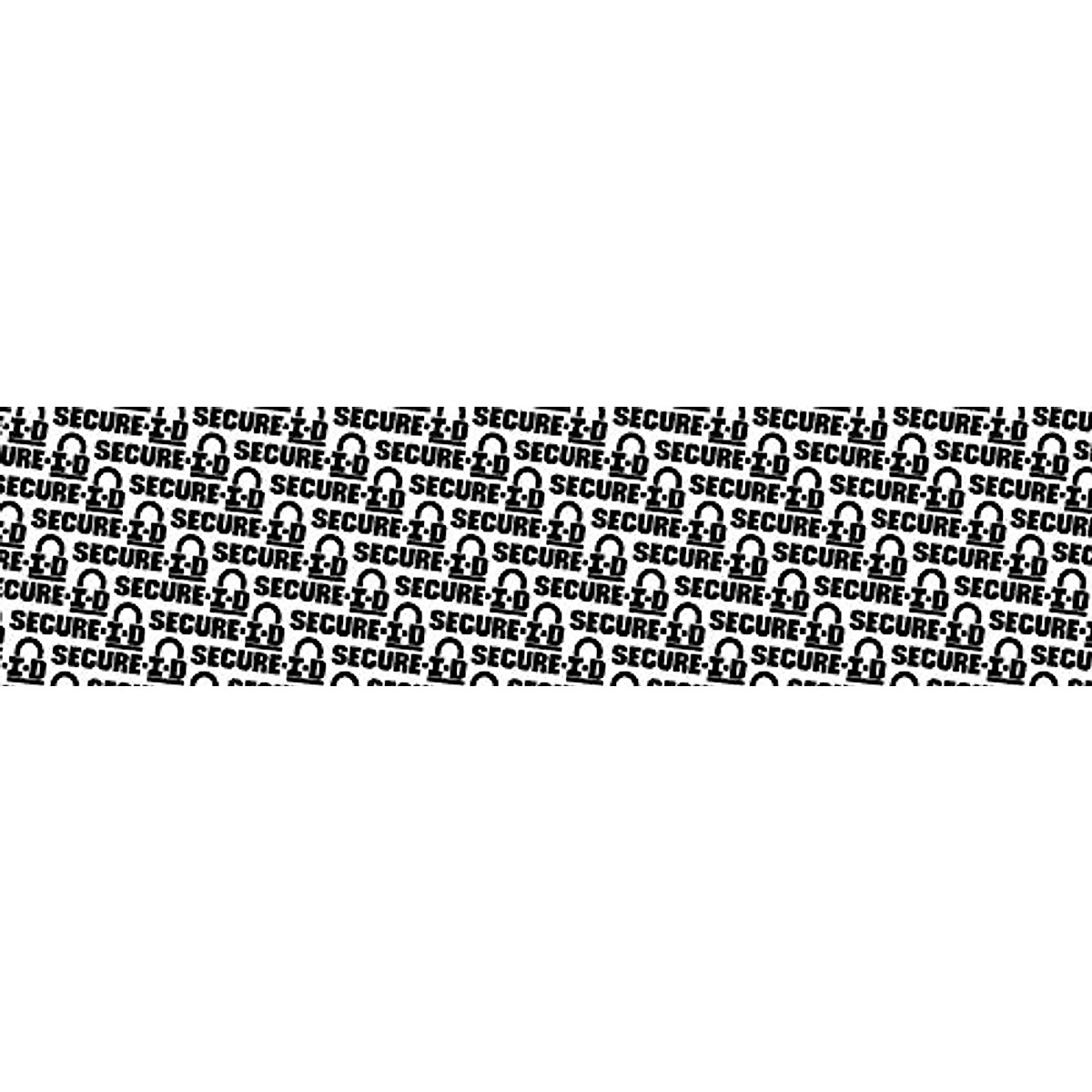 COSCO Secure I-D Security Stamp, Pre-Ink, 2 3/8" x 5/8" Security Strip, Black Ink (034590)