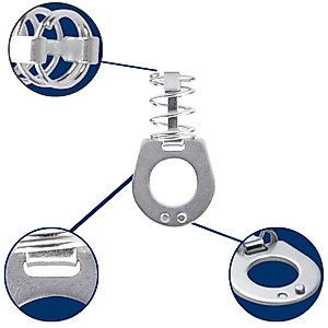 Leisure Coachworks Steel Fastener RV Water Heater Latch Twist Cam Lock (2-Pack)