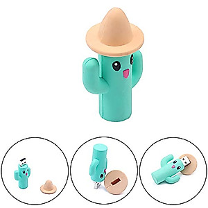 WDOIT 1 Pc 2 GB / 4 GB / 8 GB / 16 GB / 32 GB / 64 GB Creative U Disk 2.0 USB Mini Cute Cactus-Shape Flash Drive Pen Drive Data Storage Memory Stick, 64GB
