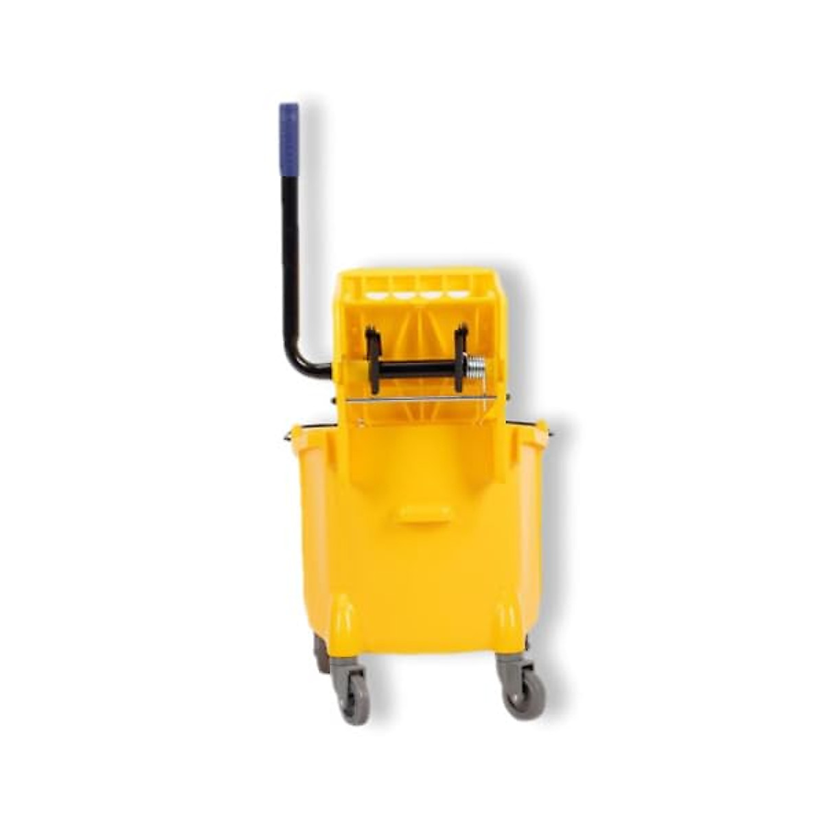 Zion Jan-San USA 36L Deluxe Wringer-Yellow//Heavy-Duty/Compact/Easy Cleaning/Multi-Compartment/with Wheels/for Professional Use/Ergonomic