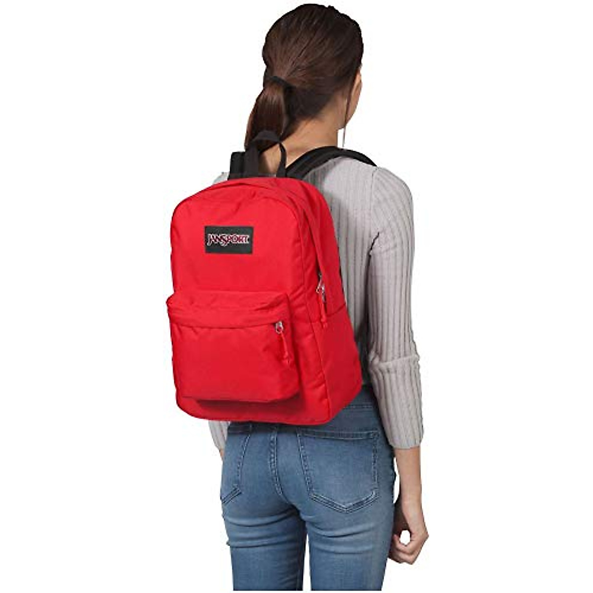 JanSport Black Label Superbreak Backpack - Bright Cherry