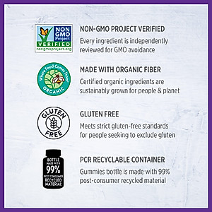 New Chapter Men’s Multivitamin Gummies, 66% Less Sugar, Men’s Gummy Vitamins with Vitamin C, D3 & Zinc, Non-GMO, Gluten Free, Berry-Citrus, 75ct